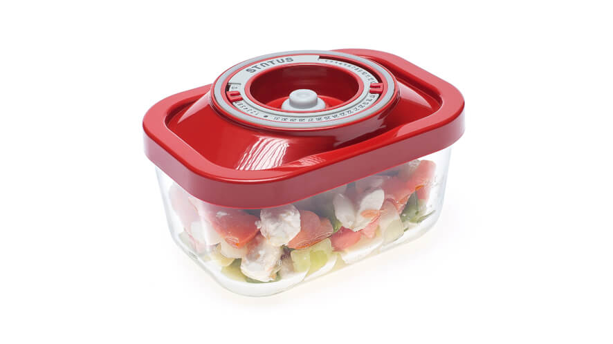 Glass Vacuum Container, 0.5 litres - Status-innovations.eu - Made in EU.