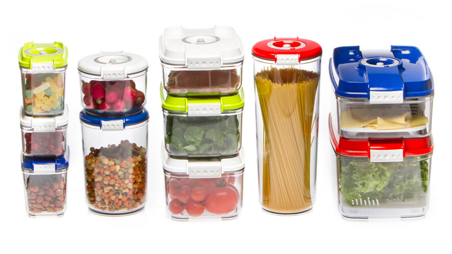 Round Vacuum Container, 2.5 litres - Status-innovations.eu - Made in EU.