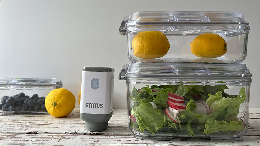 Full Tritan Set of Smaller Vacuum Containers, 5-piece set - Status